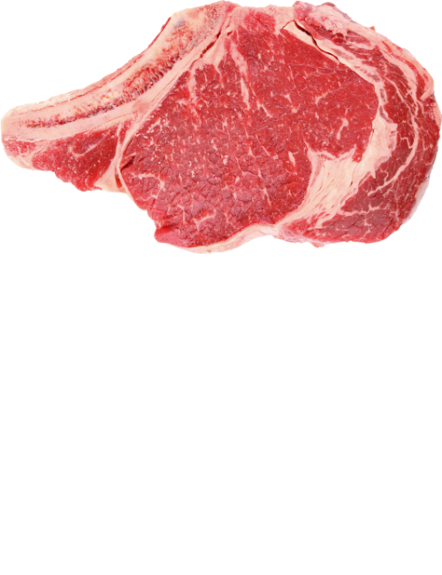 Frozen RIB STEAK with bone (matured beef) ~400 g | ePromo