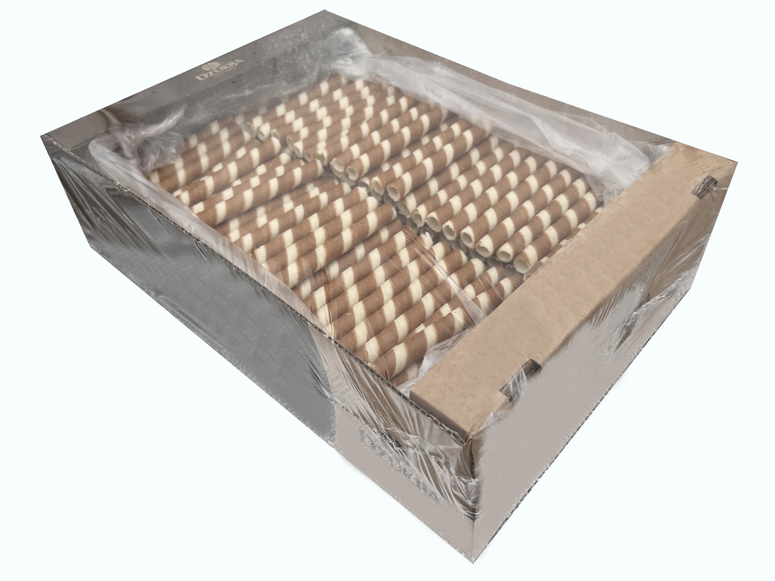 Vafliniai vamzdeliai DZŪKIJA, su vaniliniu įdaru, 1,7kg | ePromo