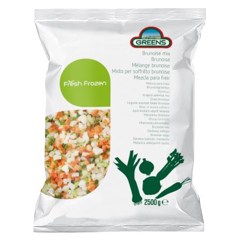 Frozen IQF vegetables mix Brunoise, GREENS, 2,5 kg | ePromo