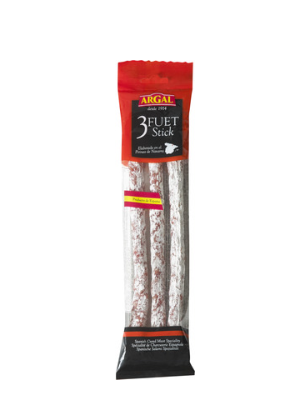 Spanish cured sausage snack ARGAL Fuet, 3tk, 150g | ePromo
