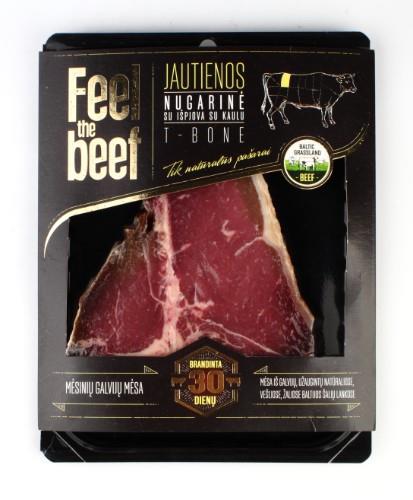 Dry aged beef cattle T-Bone FEEL THE BEEF, , VAC, ~400 g | ePromo