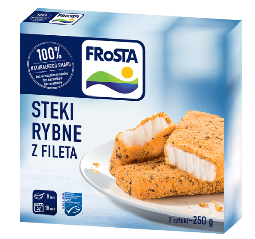 Frozen fish fillet, in breadcrumbs, 250g | ePromo