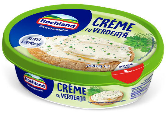HOCHLAND cream cheese with herbs, 200g | ePromo