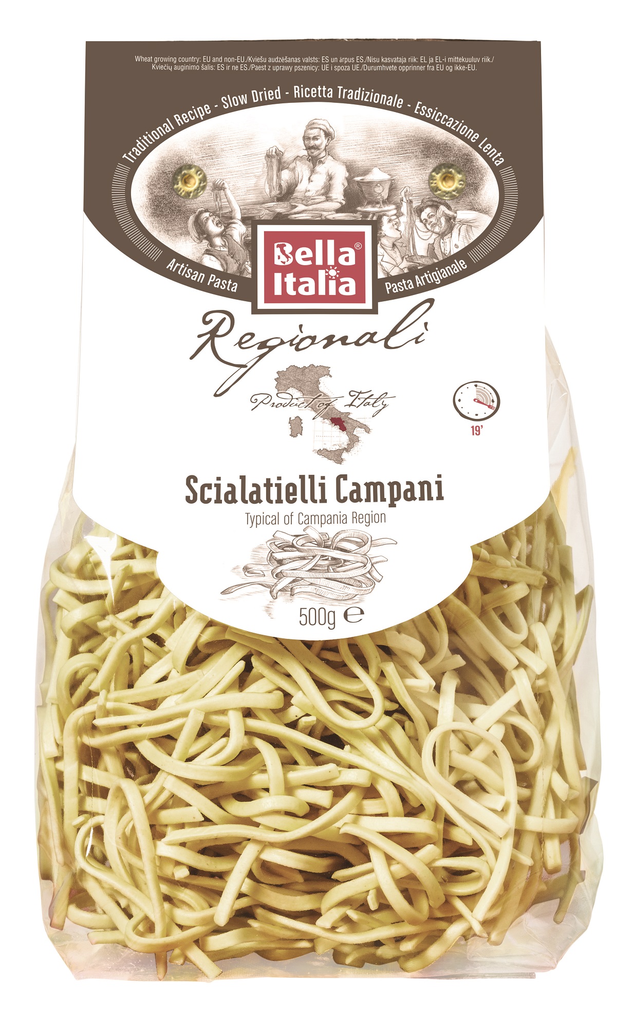 Pasta BELLA ITALIA, Scialatielli Campani,, 500 g | ePromo