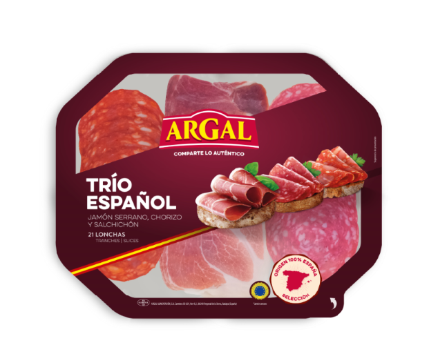 Cured pork collection ARGAL Trio Espanol, 150g | ePromo