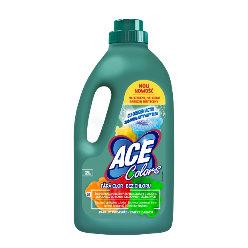 Dėmių valiklis ACE Colors, spalvotiems audiniams, 2 l New | ePromo