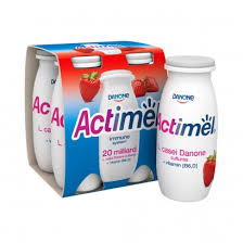 Yoghurt drink ACTIMEL, strawberry, 1,5%, 4x100g | ePromo