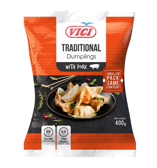 Dumplings VICI Traditional with pork, 400g | ePromo