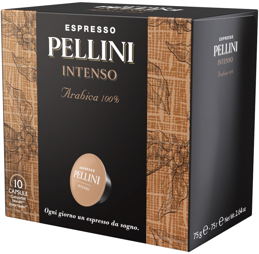 Coffee capsules PELLINI Intenso, Dolce Gusto, 10 pcs | ePromo