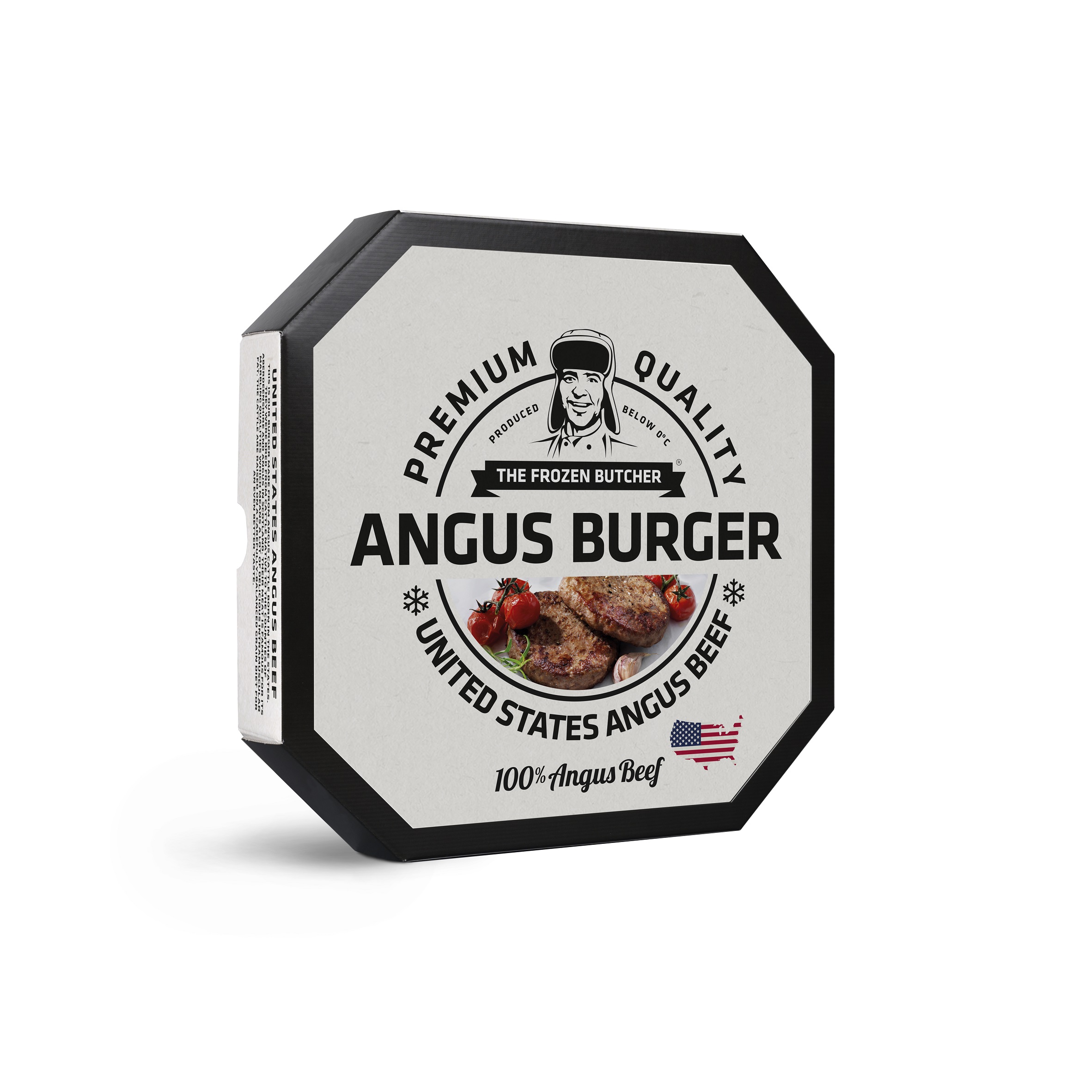 Frozen Angus beef burger patties THE FROZEN BUTCHER, 12 x 150 g | ePromo